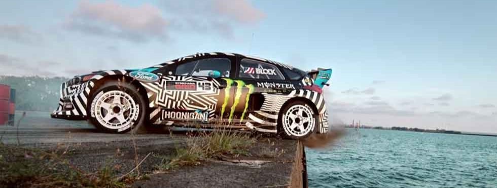 Este es el curioso garaje que tenía Ken Block