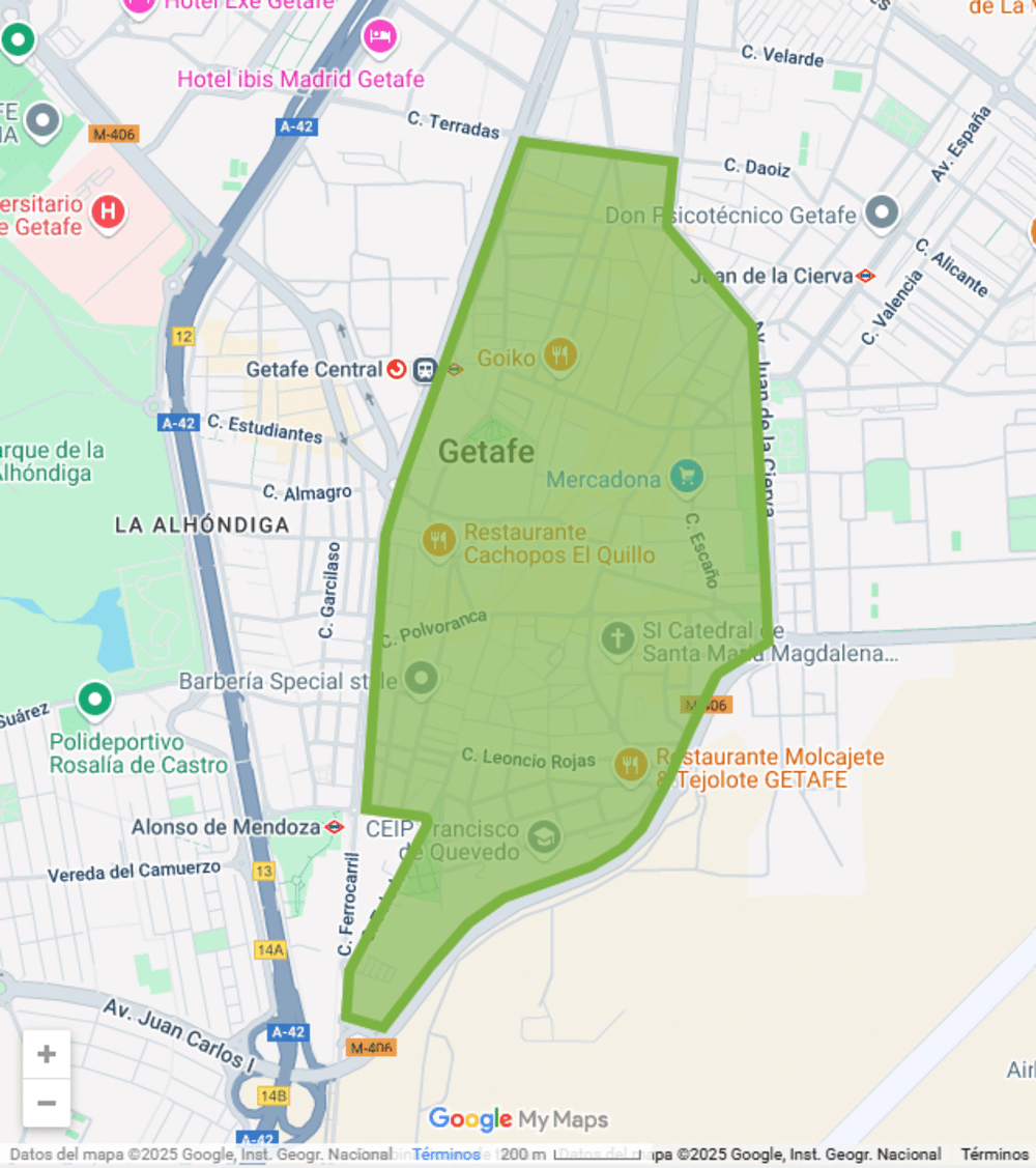 ZBE Getafe: Normativa, mapa y vehículos permitidos